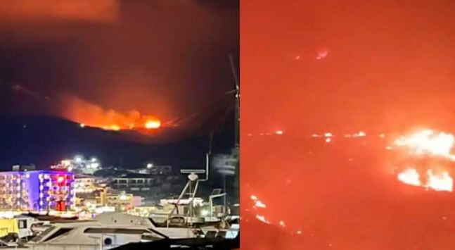 ΕΚΤΑΚΤΟ ΤΩΡΑ – Μεγάλη φωτιά σε ελληνικό νησί μέσα στη νύχτα ...