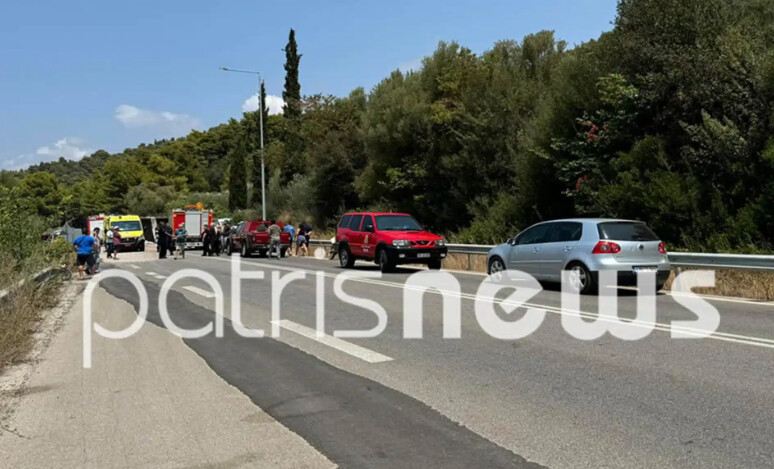 Πύργος: Δυστύχημα σε σύγκρουση νταλίκας με τρία αυτοκίνητα στην Εθνική ...