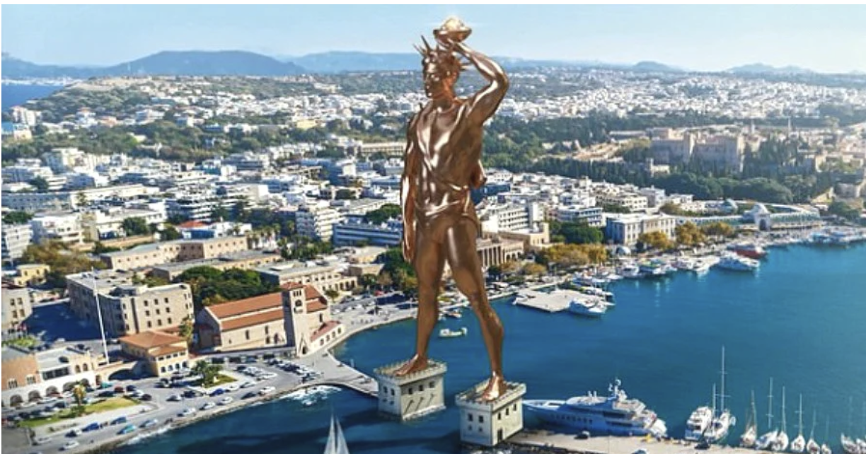 Κολοσσός της Ρόδου: Πως θα ήταν σήμερα και άλλα 6 θαύματα του κόσμου αν ...