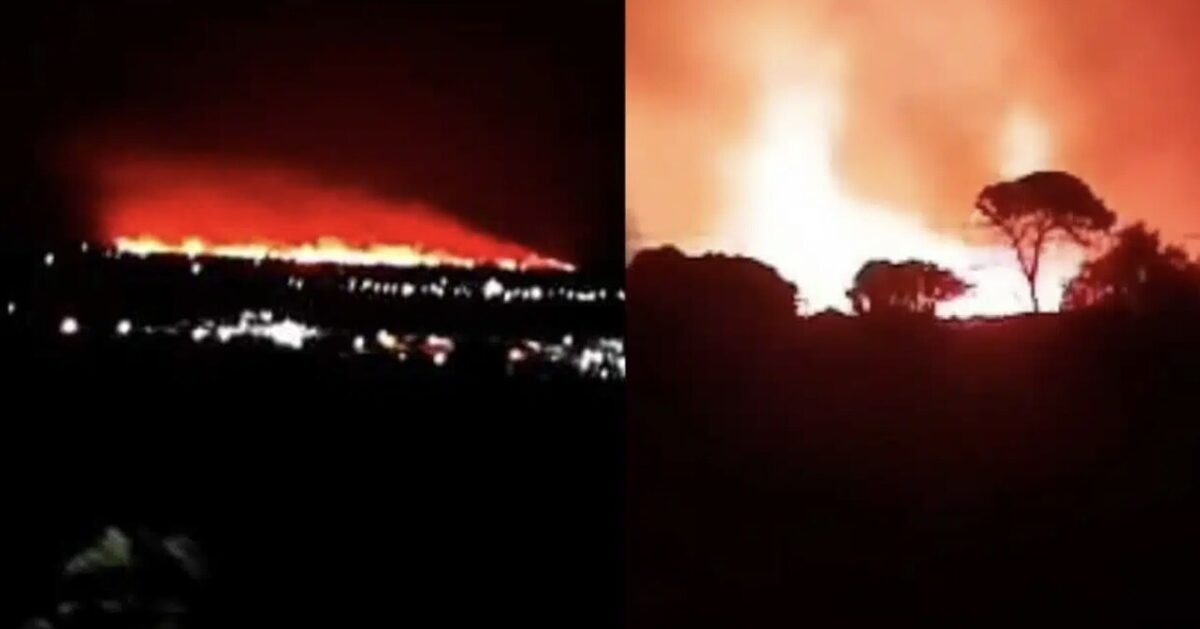 ΕΚΤΑΚΤΟ – Μεγάλη φωτιά ΤΩΡΑ – Καίγεται παpθένο δάσος μέσα στη νύχτα ...