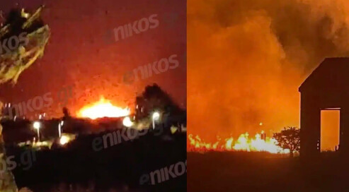ΕΚΤΑΚΤΟ – Μεγάλη φωτιά ΤΩΡΑ σε νησί διπλά σε σπίτια – Συναγερμός στην ...